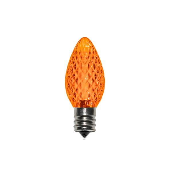 C7 SMD LED Orange Retro Fit Bulb 25 Pack - Creative Displays