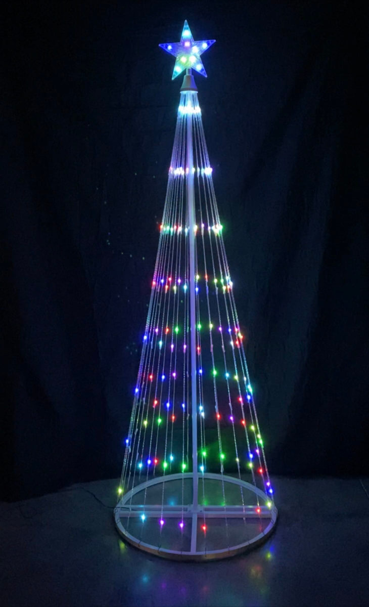 Rgb Led Light Show Tree Creative Displays 
