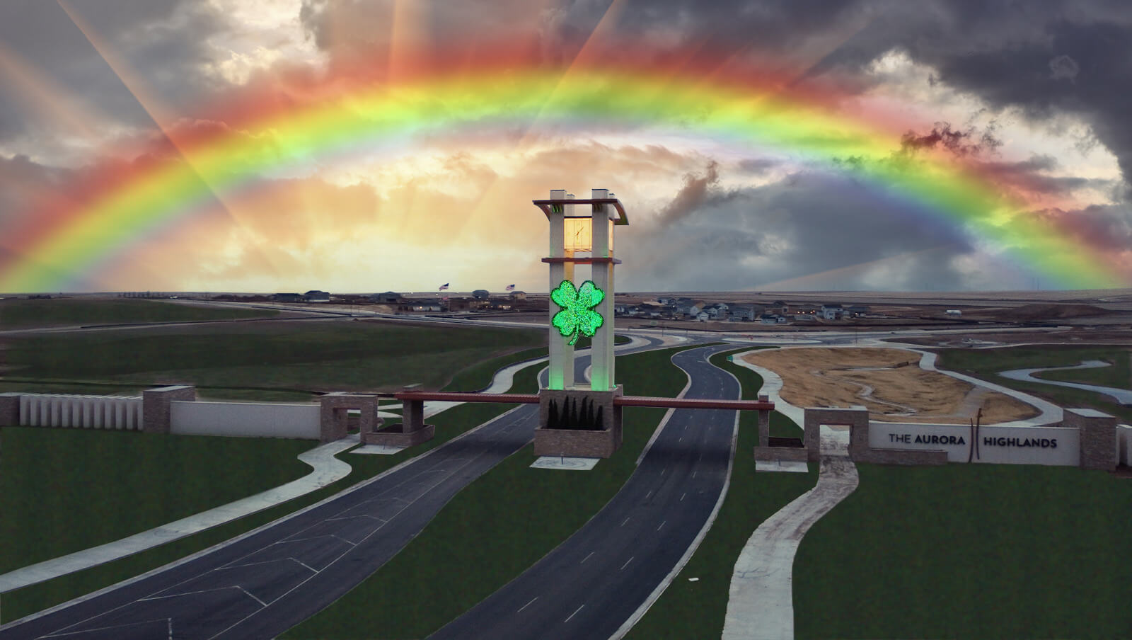 SHAMROCK CUSTOM FABRICATED LIGHT DISPLAY - Creative Displays