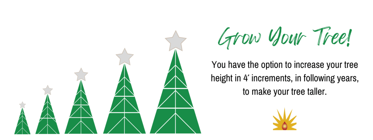 30' Christmas Panel Tree