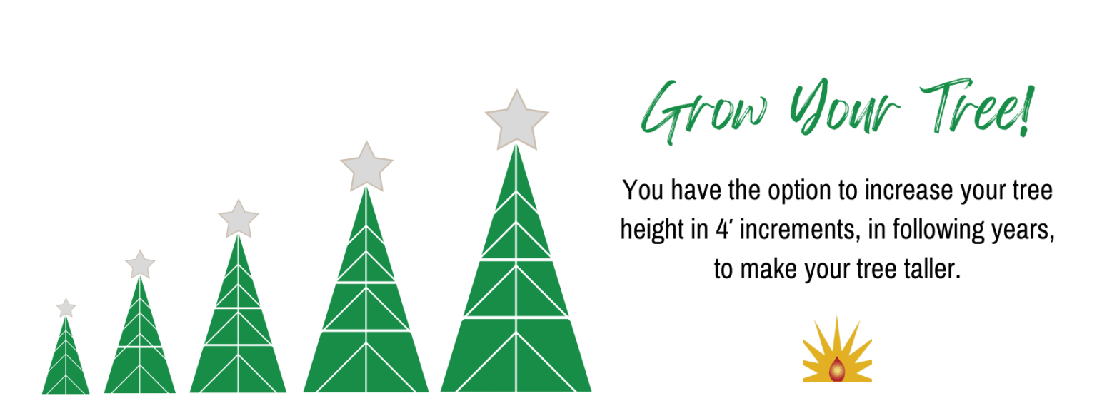 18 Foot Christmas Panel Tree