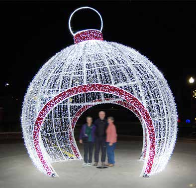 12' Tilted Walkthrough Ornament - Creative Displays
