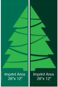 Modern Evergreen Tree Street Banner Set - Creative Displays