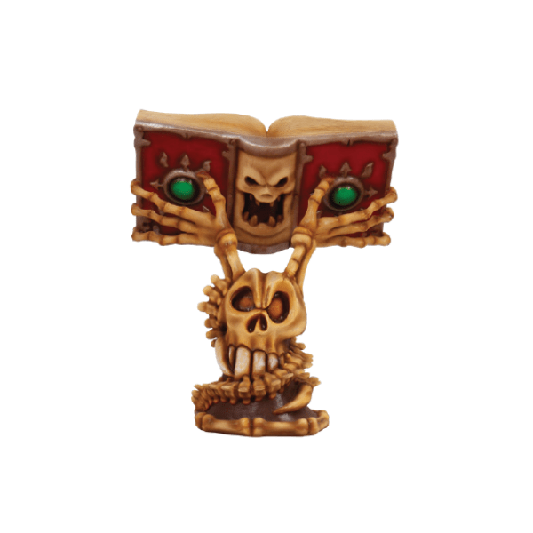 3 Foot Resin Horror Book With Stand Display- Creative Displays
